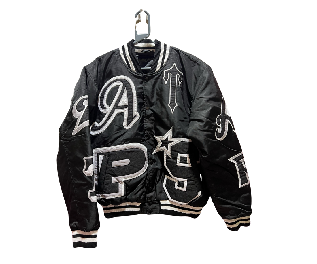 TRAPSTAR BOMBER JACKET BLACK – THE PAWN SHOP